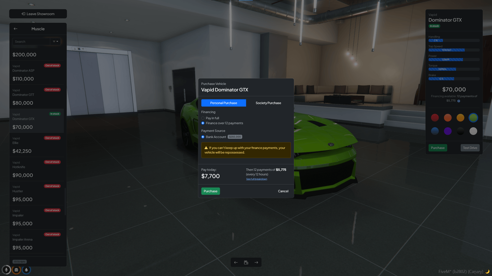 Dealerships | JG Scripts | QBCore, Qbox & ESX FiveM Scripts
