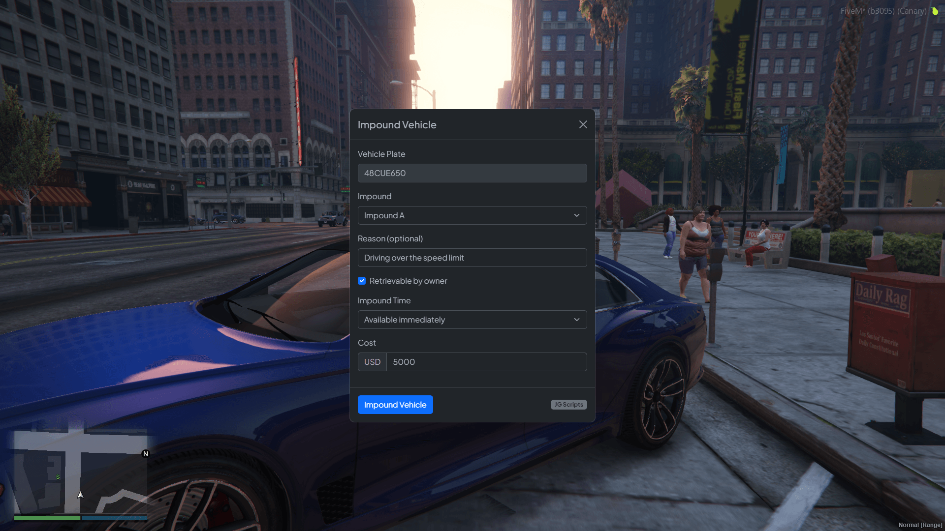 Advanced Garages v3 | JG Scripts | QBCore, Qbox & ESX FiveM Scripts