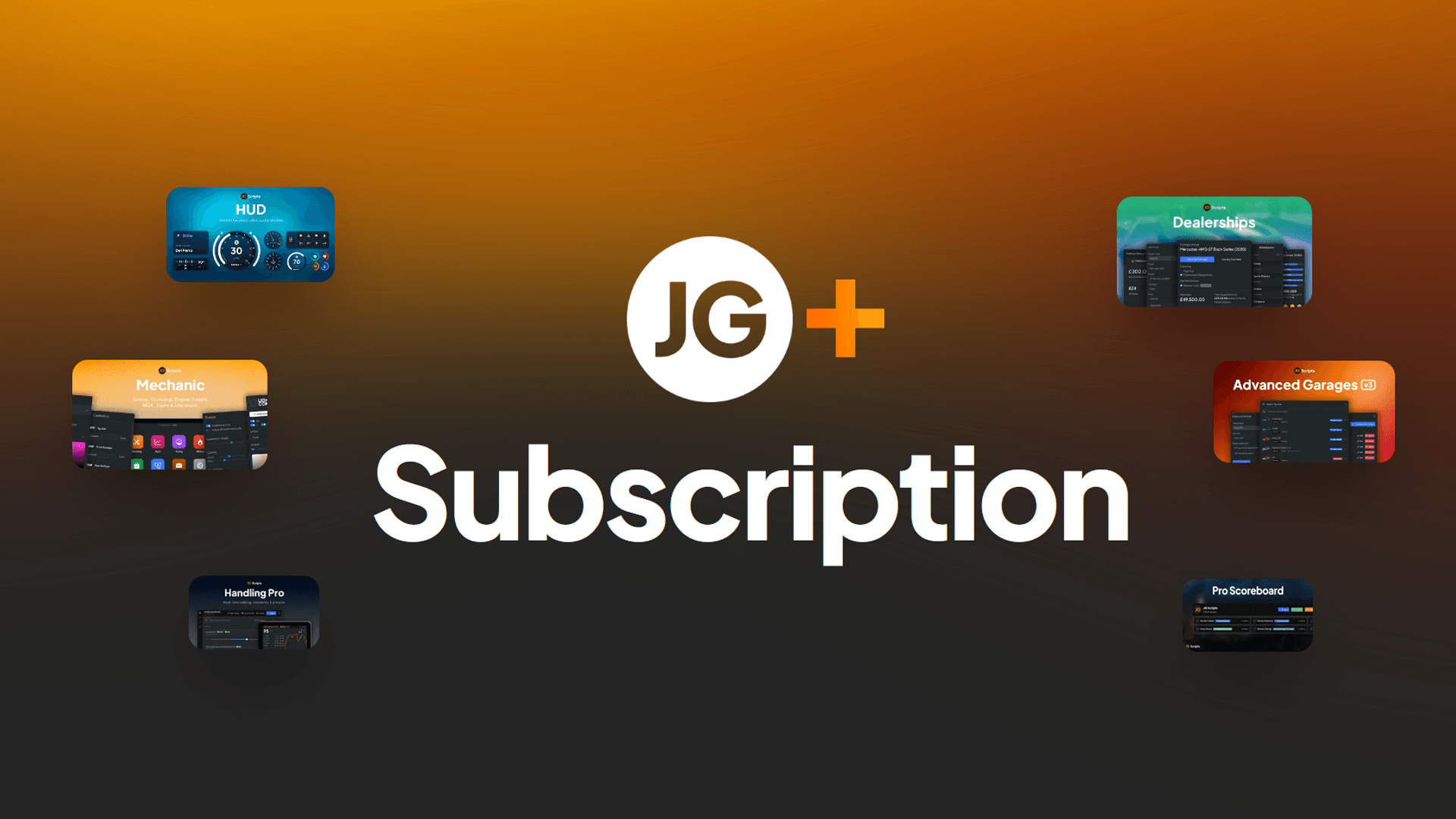 JG+ Subscription (Monthly) | JG Scripts | QBCore, Qbox & ESX FiveM Scripts