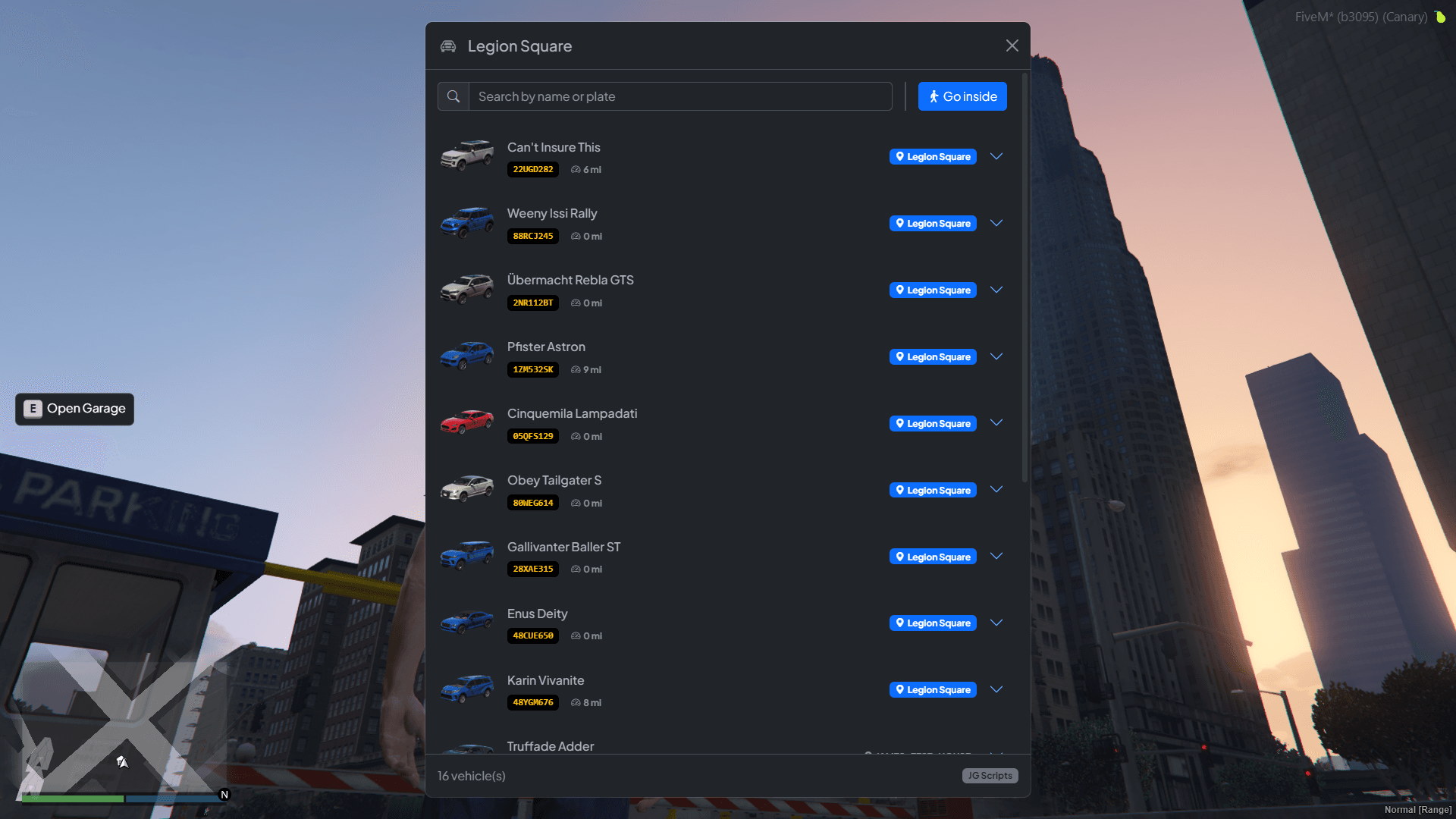 Advanced Garages v3 | JG Scripts | QBCore, Qbox & ESX FiveM Scripts