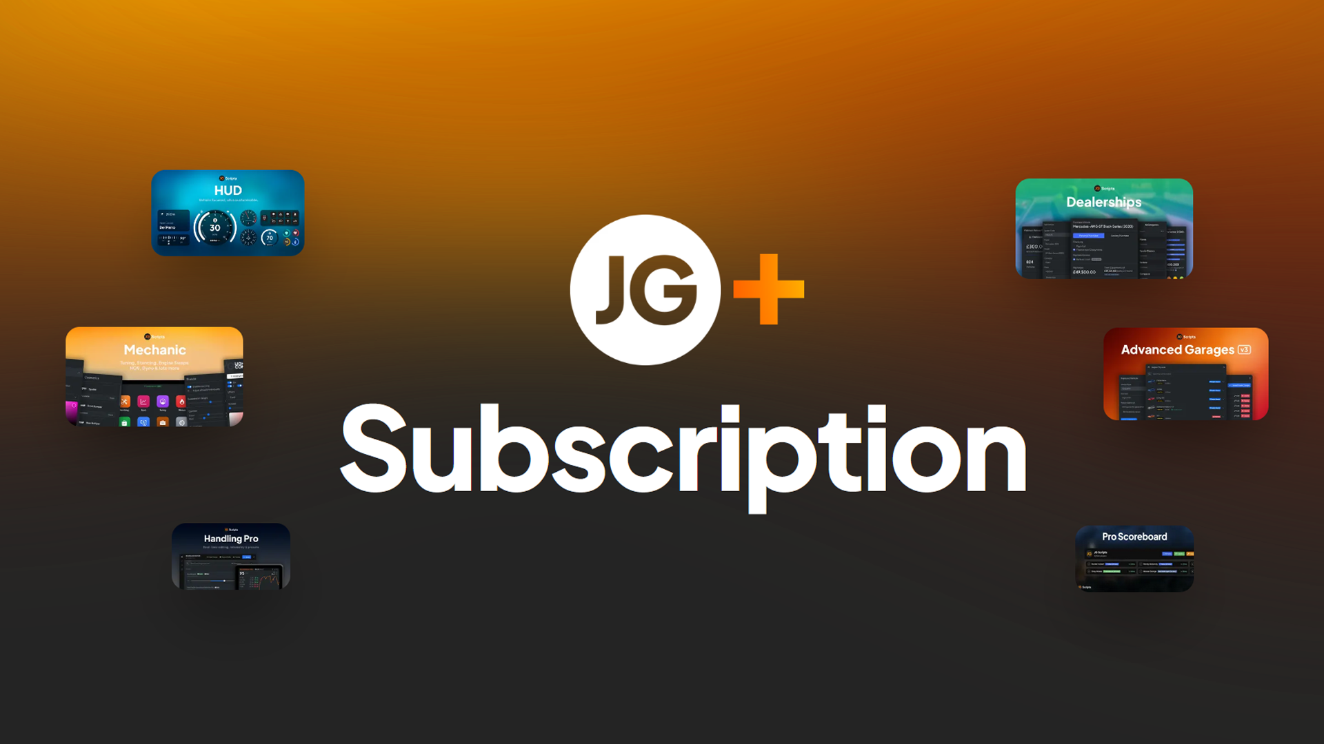 JG+ Subscription | JG Scripts | QBCore, Qbox & ESX FiveM Scripts